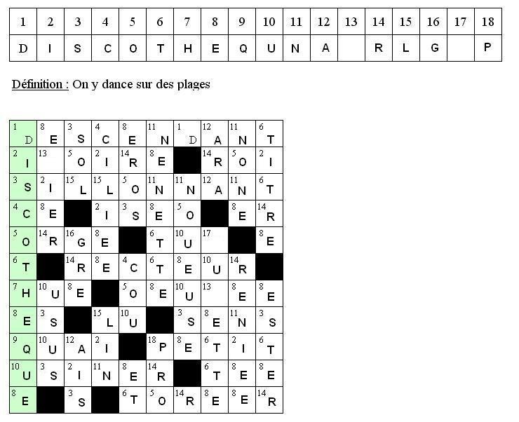 Grille, Jeu - Mots Codés